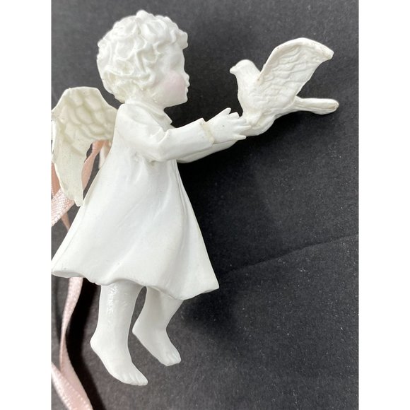 Holiday | Set Of 8 Ornament Angels 3 Each Nib Bird Candle Flowers ...